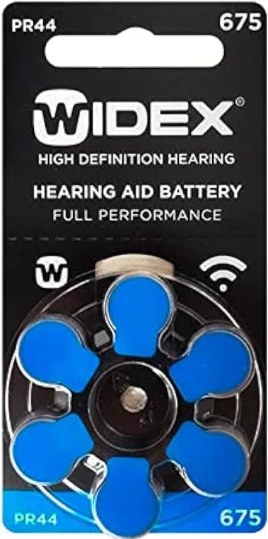 Hear Again | Size 675 (Blue p675) 6 Batteries
